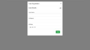 BOOTSTRAP MODAL WIZARD