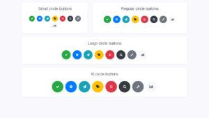BOOTSTRAP CIRCLE BUTTON