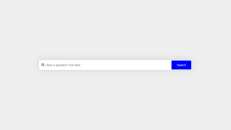 BOOTSTRAP 5 SEARCH BOX