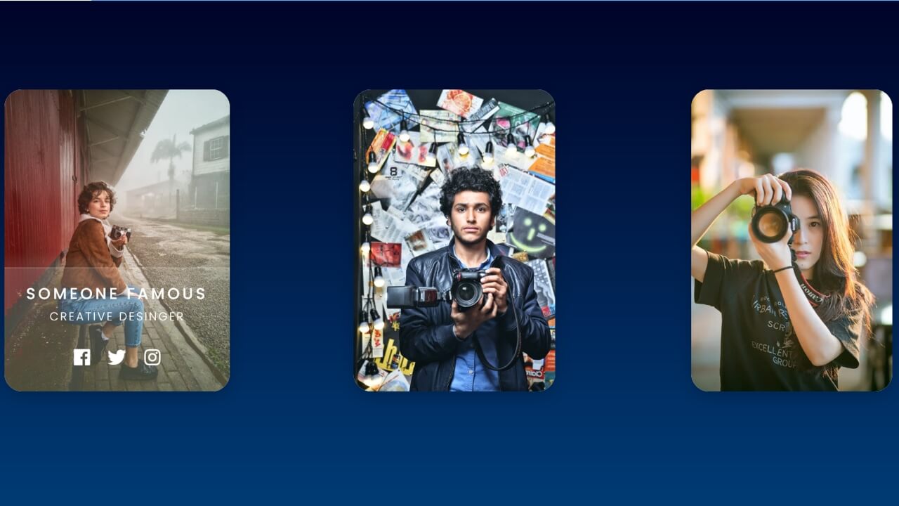 BOOTSTRAP 5 SIMPLE USER PROFILE