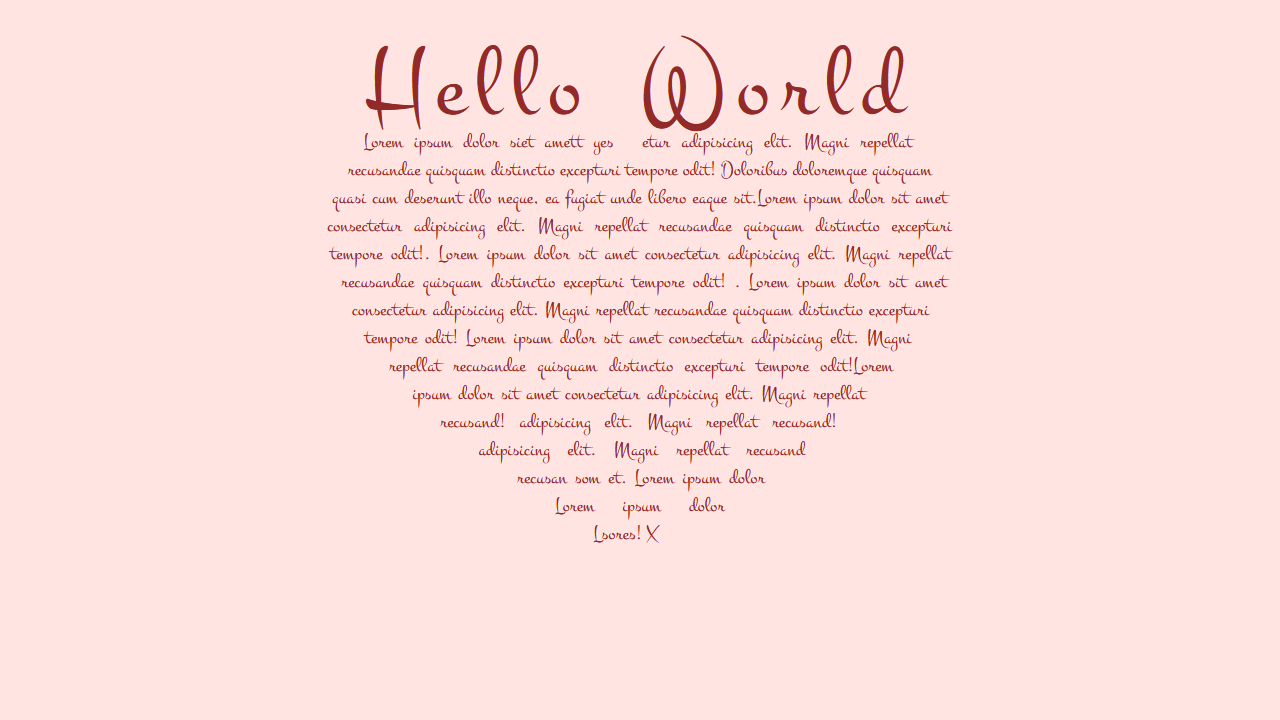 SHAPE-OUTSIDE - EXPERIMENT 1