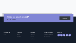 BOOTSTRAP FOOTER #01