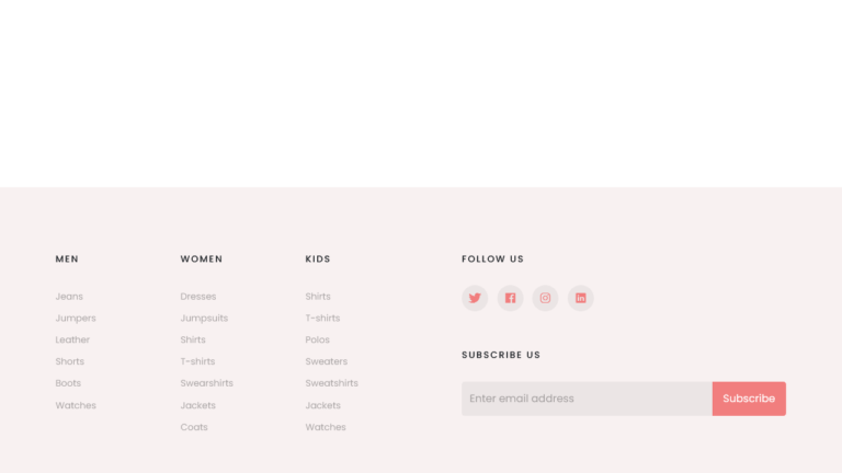 BOOTSTRAP FOOTER #13