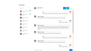 BOOTSTRAP WHITE CHAT