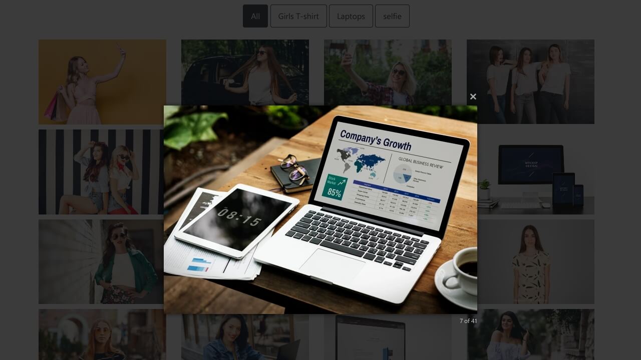 ISOTOPE FILTER MAGICAL LAYOUTS WITH BOOTSTRAP 4