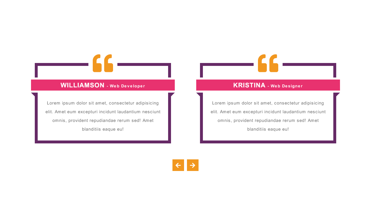 BOOTSTRAP TESTIMONIAL STYLE 73